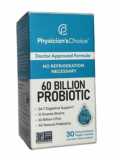 Physicians Choice Probiotic 60 Billion CFU Supplement - 30 Capsules | eBay