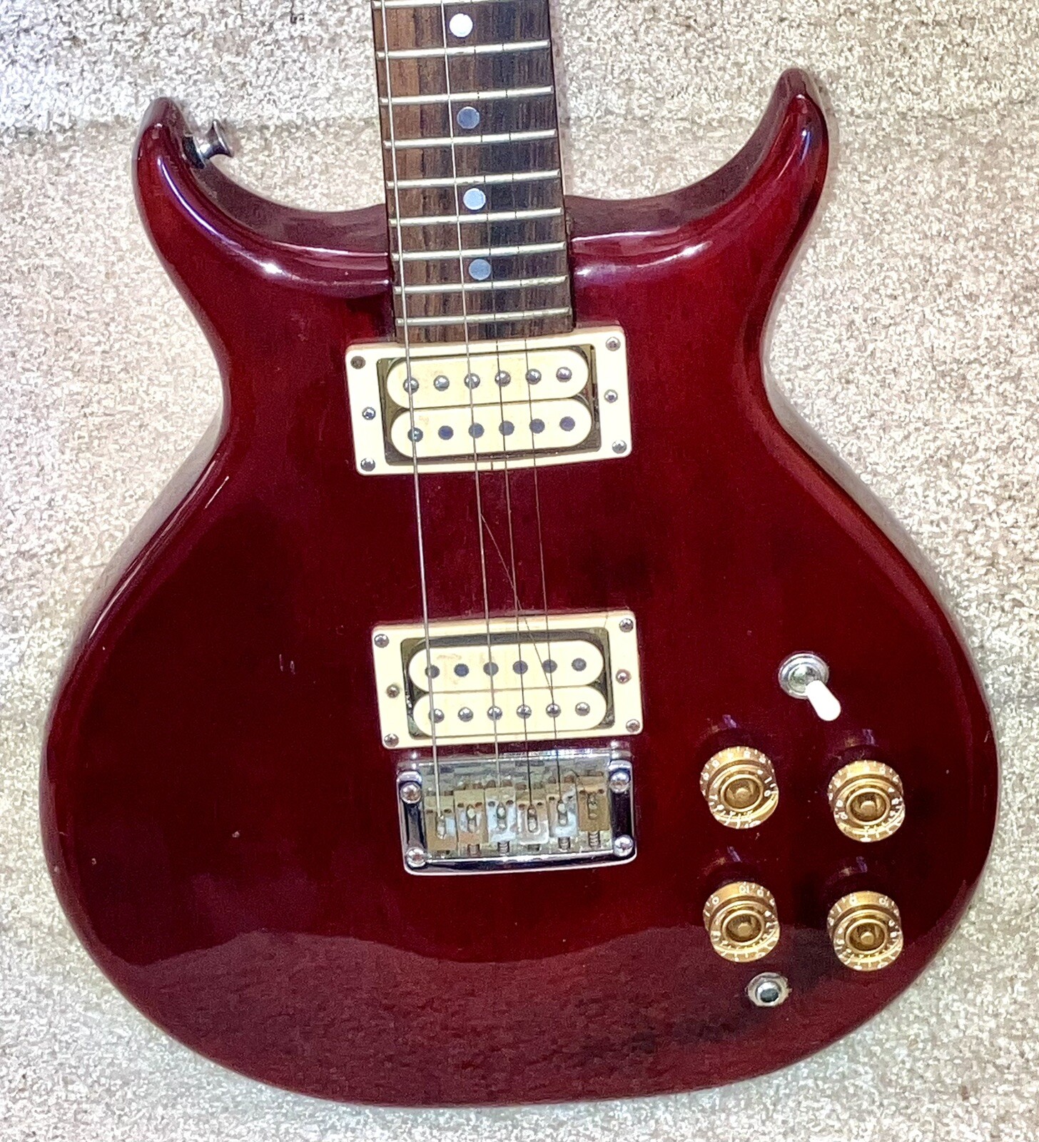 1978/79 Washburn Wing Series Transparent Red Raven Electric Guitar Made ...