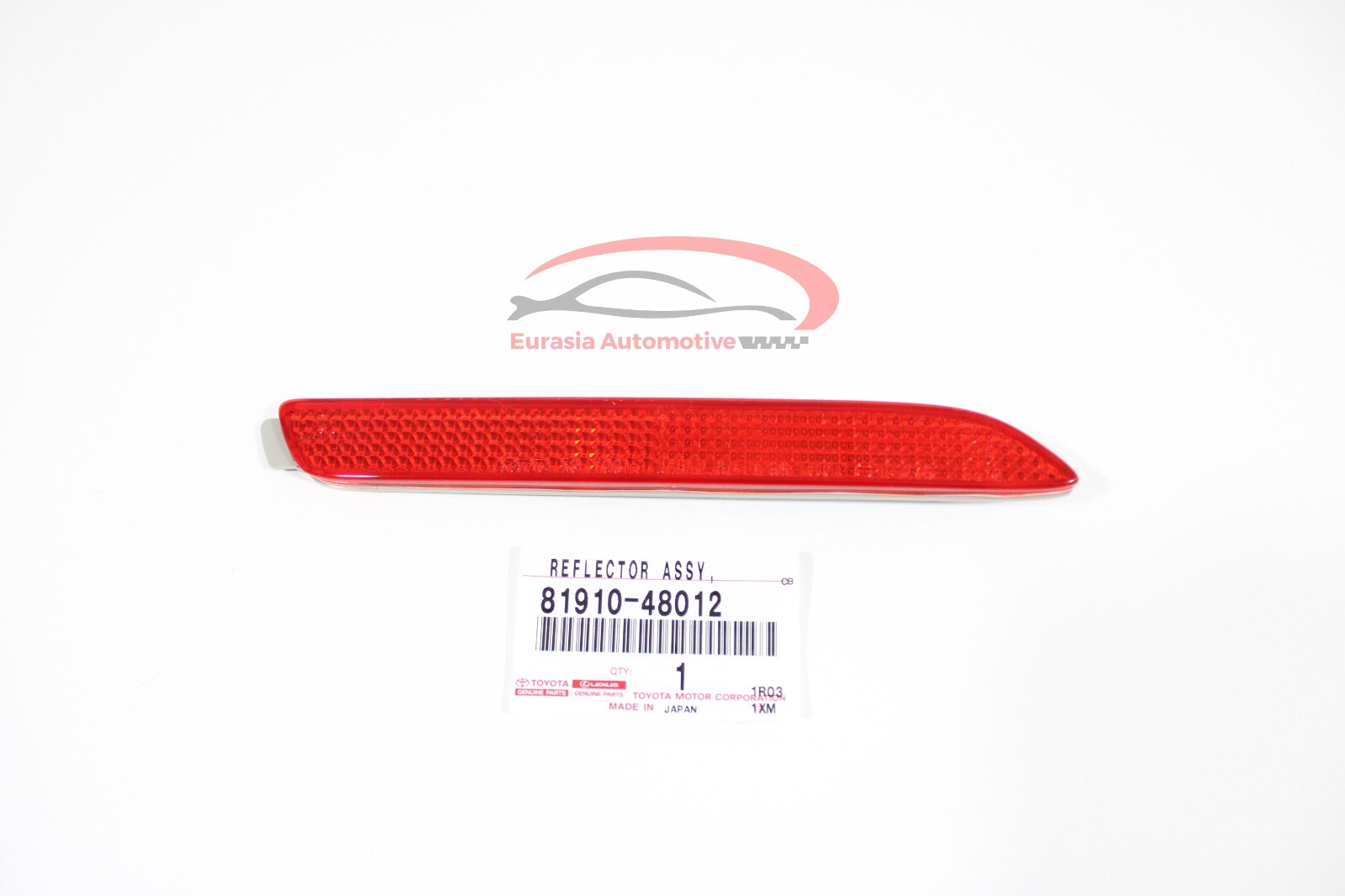 Genuine Toyota 2009-2021 Right Rear Bumper Reflector Panel 8191048012 ...