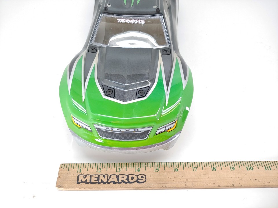 *AWESOME* CUSTOM PAINTED MONSTER ENERGY TRAXXAS MAXX V2 TRUCK BODY ...