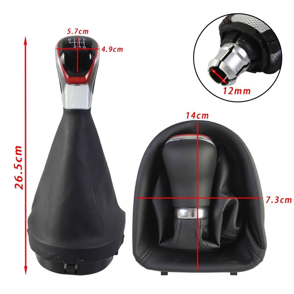 Manual Shifter Artificial Leather Cover Plastic Housing Easy ...