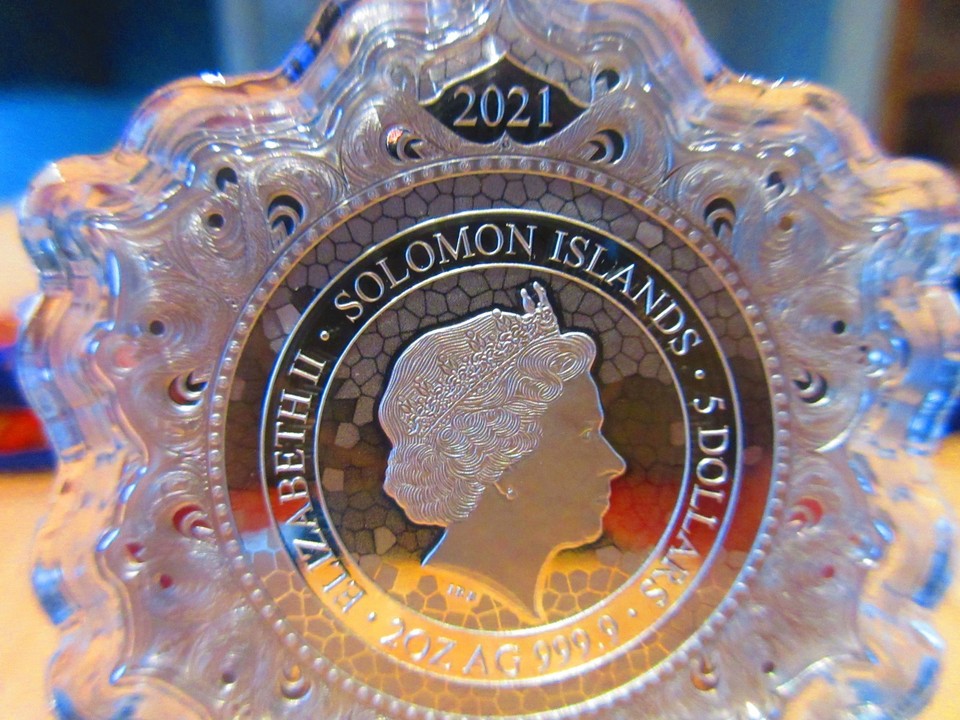 2021 FISH OF THE 2ND CHAKRA Phil Lewis 2 oz Silver Coin $5 Solomon ...