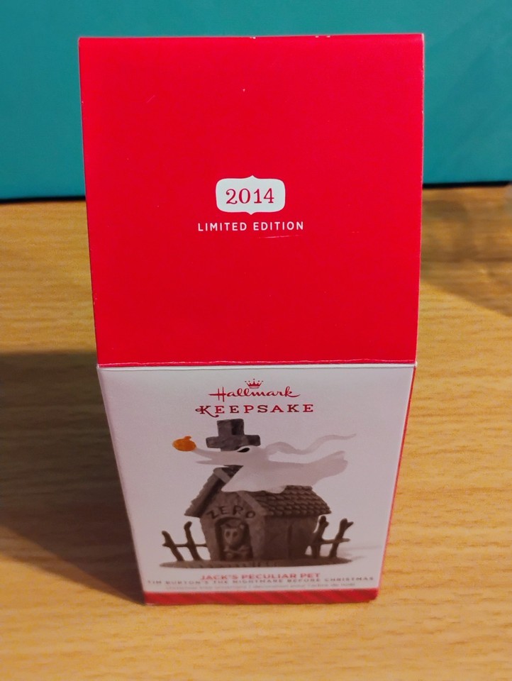 Hallmark Christmas Ornament Nightmare Before Christmas Zero Dog 2014 ...