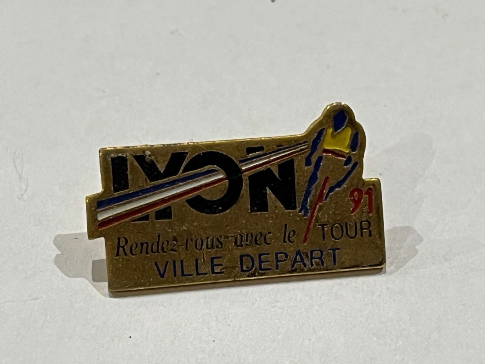 a PINS PIN ENAMEL VELO BICI TOUR DE FRANCE 1991 LYON | eBay