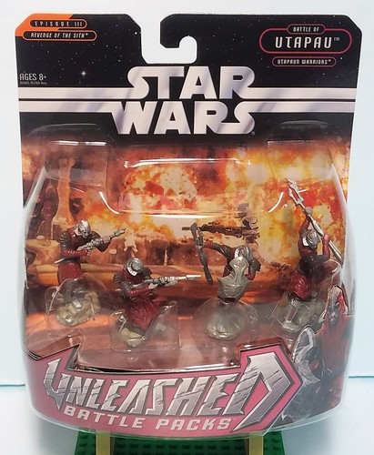 Star Wars Unleashed Battle Packs Battle of Utapau Utapaun Warriors | eBay