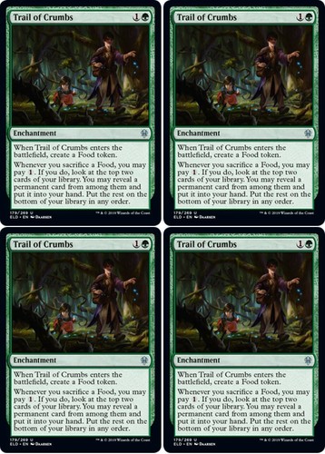 MTG - 4x TRAIL OF CRUMBS - Throne of Eldraine (U) - Picture 1 of 1