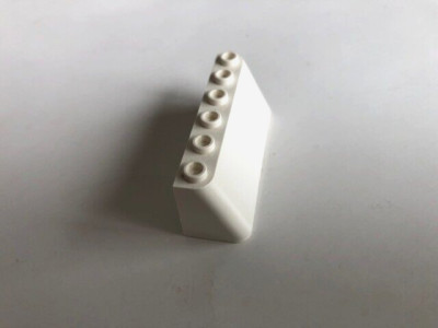 Lego Parts: Sloped Canopy Windshield, Solid Face, 3x6x2, White, #4176 ...