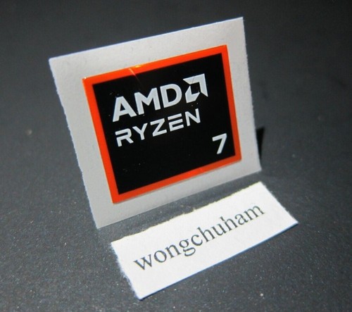 AMD RYZEN 7 sticker 17mm x 20mm #202404082107 | eBay