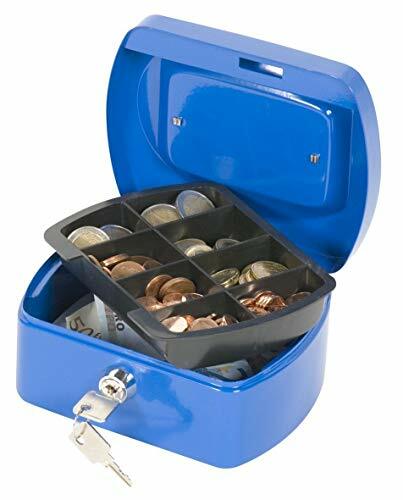 Q Connect 6 inch Cash Box - Blue | eBay