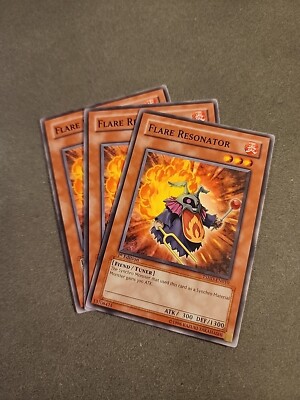 Yugioh - 3X Flare Resonator - Common - 1st Edition - TSHD-EN010 - Near ...