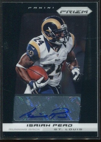 2013 Panini Prizm Isaiah Pead #139 Black Auto Los Angeles Rams | eBay