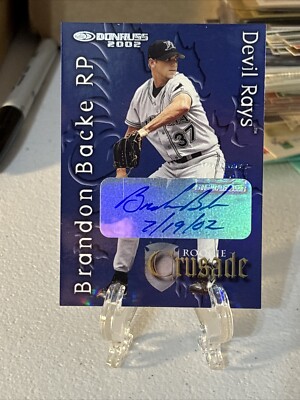 2002 Donruss Rookies Crusade Autographs #36 Brandon Backe/350 | eBay