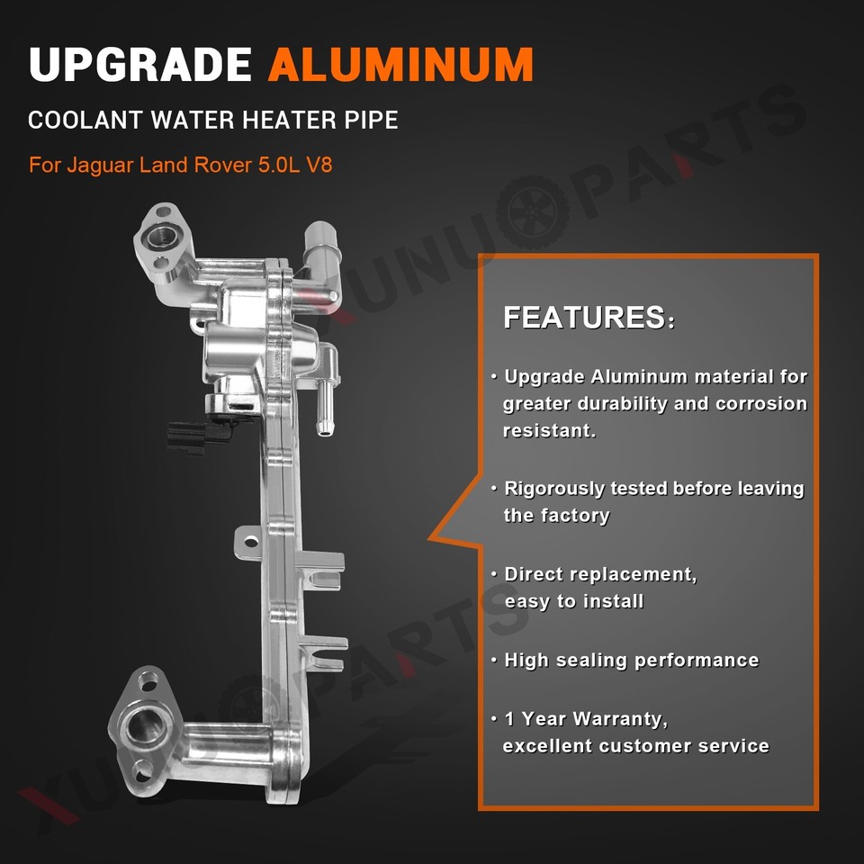 Upgraded Rear Coolant Crossover Heater Pipe for 2010-2020 Jaguar Land ...