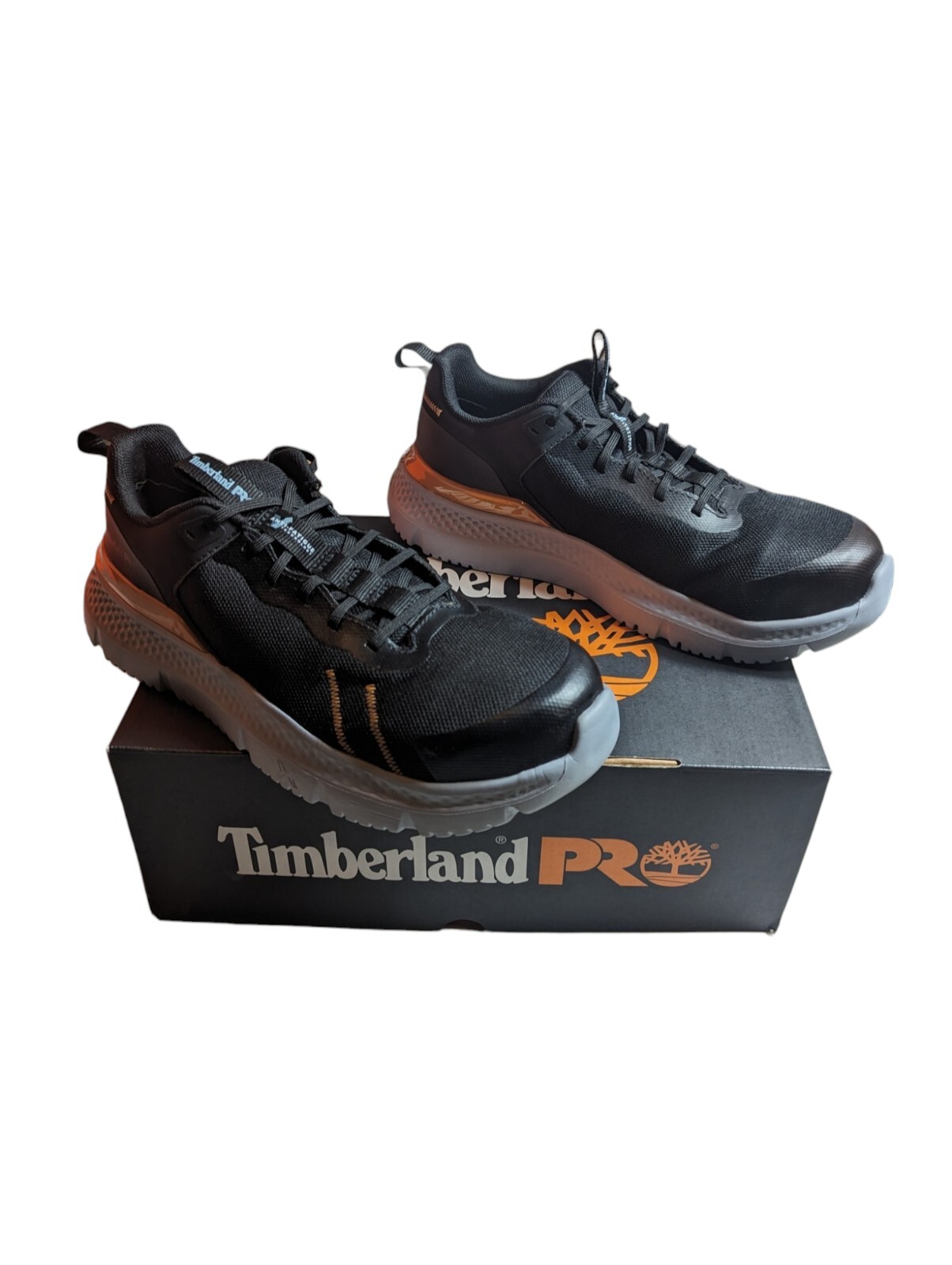 Timberland Pro Setra Composite Safety Toe Shoes Black/Cooper Men's Size ...