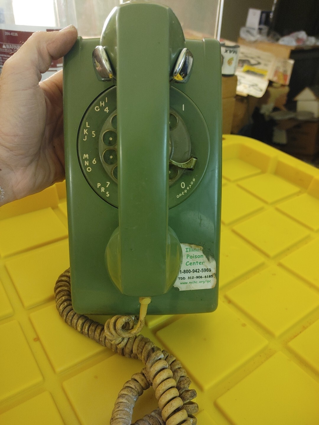 Bell System Western Electric Rotary Wall Phone & Mount 554ab Green ...