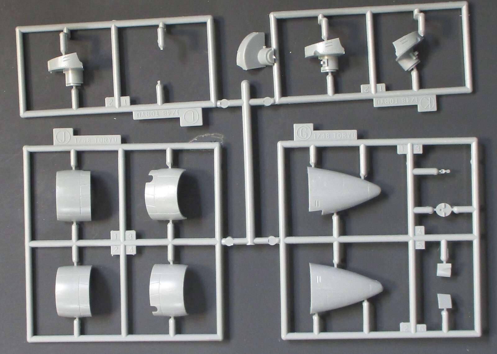Hasegawa 1/48th Scale Kawasaki Ki45Kai - Parts Lot L from Kit No. 19195 ...