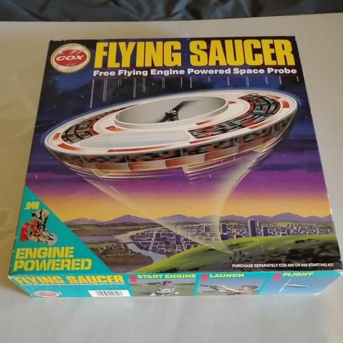 Vintage Cox Flying Saucer Model Airplane .049 Engine. Has Not Been ...