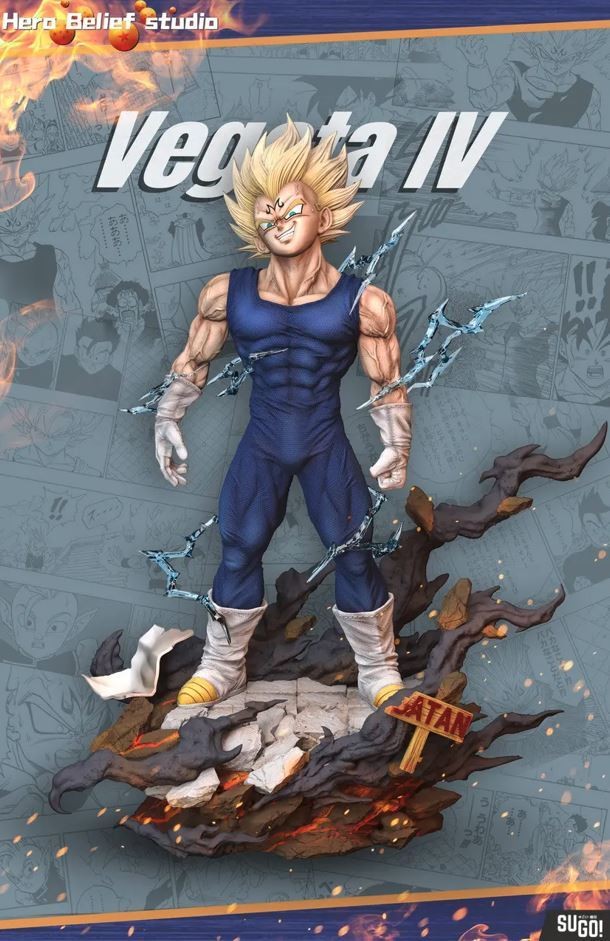 Hero Belief Studio Majin Vegeta Garage Kit 1/6 Statue Figure Dragon ...
