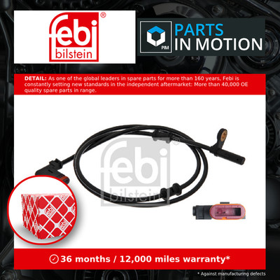 ABS Sensor fits MERCEDES SLK55 AMG R171 5.5 Rear Right 04 to 11 M113 ...