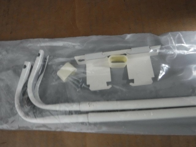 Kenney KN522 Heavy Duty Double Curtain Rod 48 - 86 in L Steel White for ...