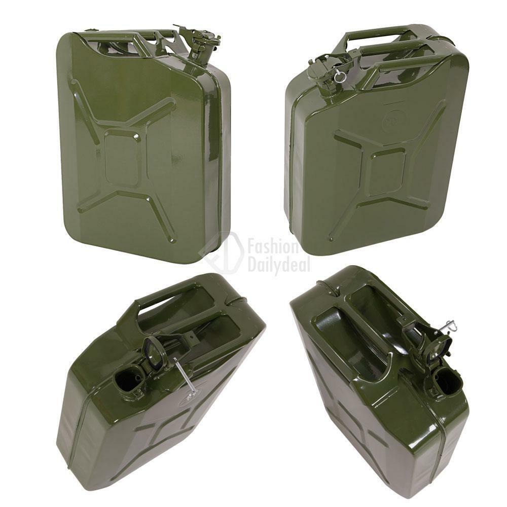 20L Metal Jerry Can Car Storage Fuel Petrol Diesel Oil Container ...