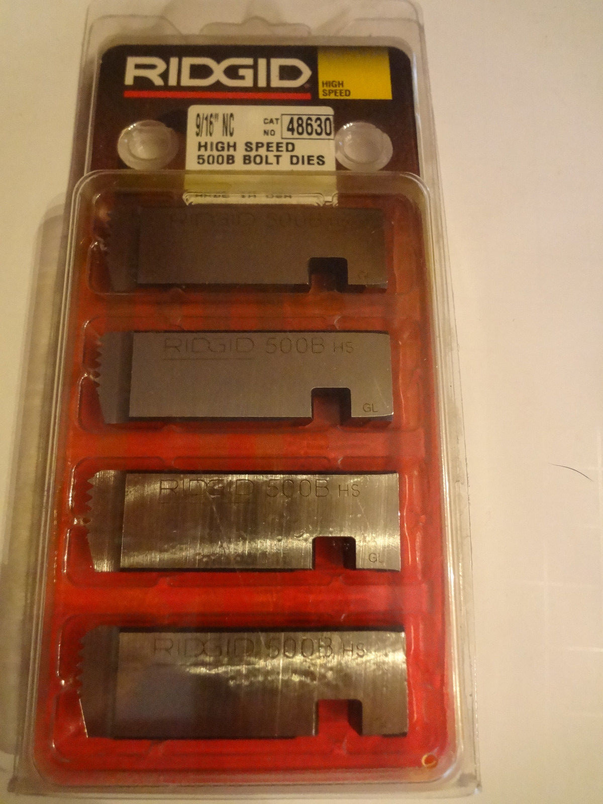 RIDGID 48630 9/16"-12 UNC RH High-Speed Bolt Dies for sale online | eBay