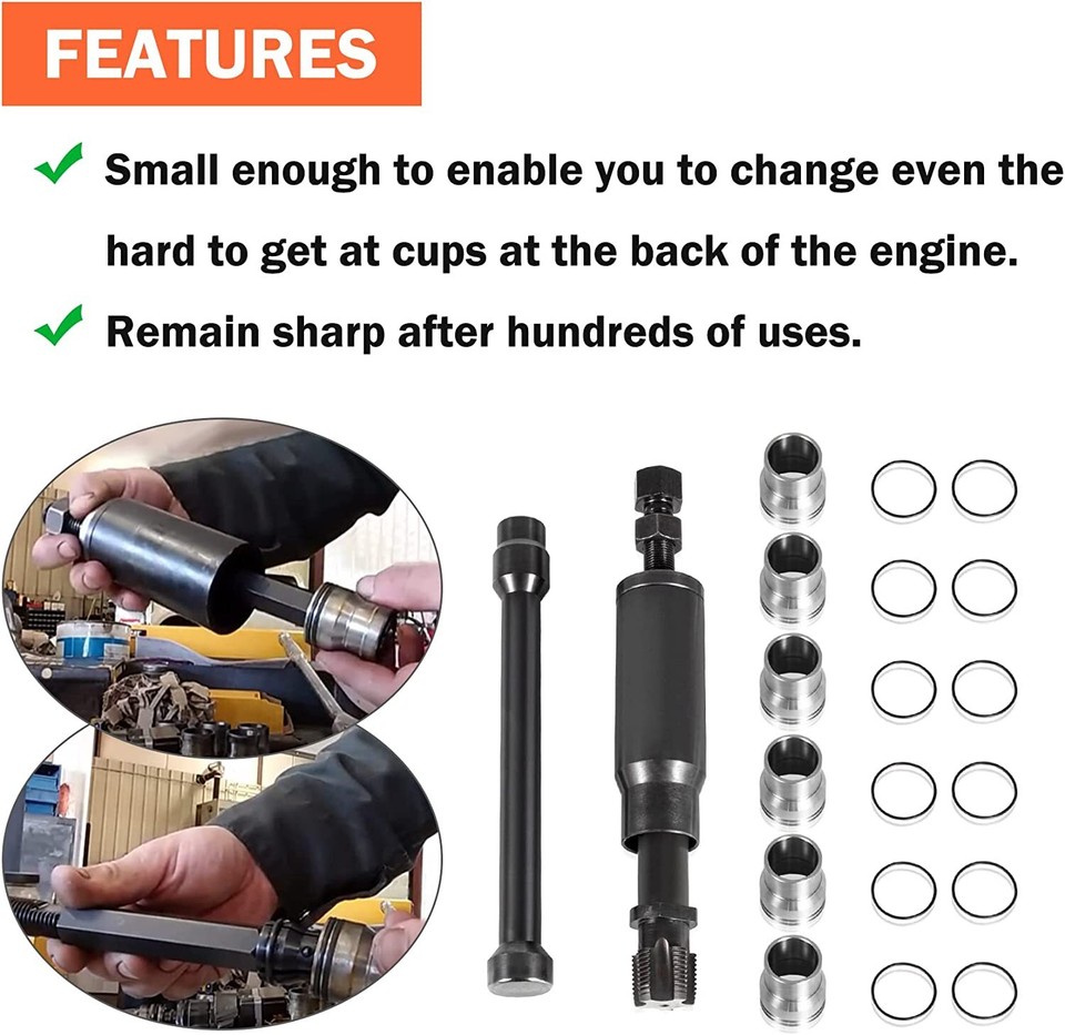 Injector Sleeve Cup Removal Installation Tools for Caterpillar 3126 ...