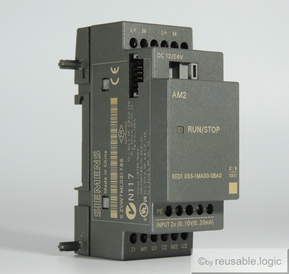 SIEMENS LOGO! AM2, 6ED1 055-1MA00-0BA0, Used and Tested | eBay