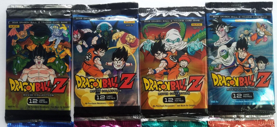 Dragon Ball Z Panini Trading Card Game Pack Lot of 12 One of Each ...