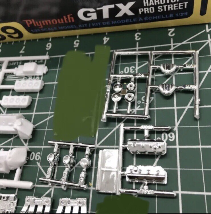 69 Plymouth Mopar 426 Hemi ENGINE W 2x4 Tunnel Ram 4 Speed 1:25 LBR ...