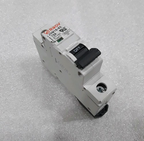 JVM1C13 Rogy Din Rail Circuit Breaker 1 Pole 13 Amp 277V NEW | eBay UK