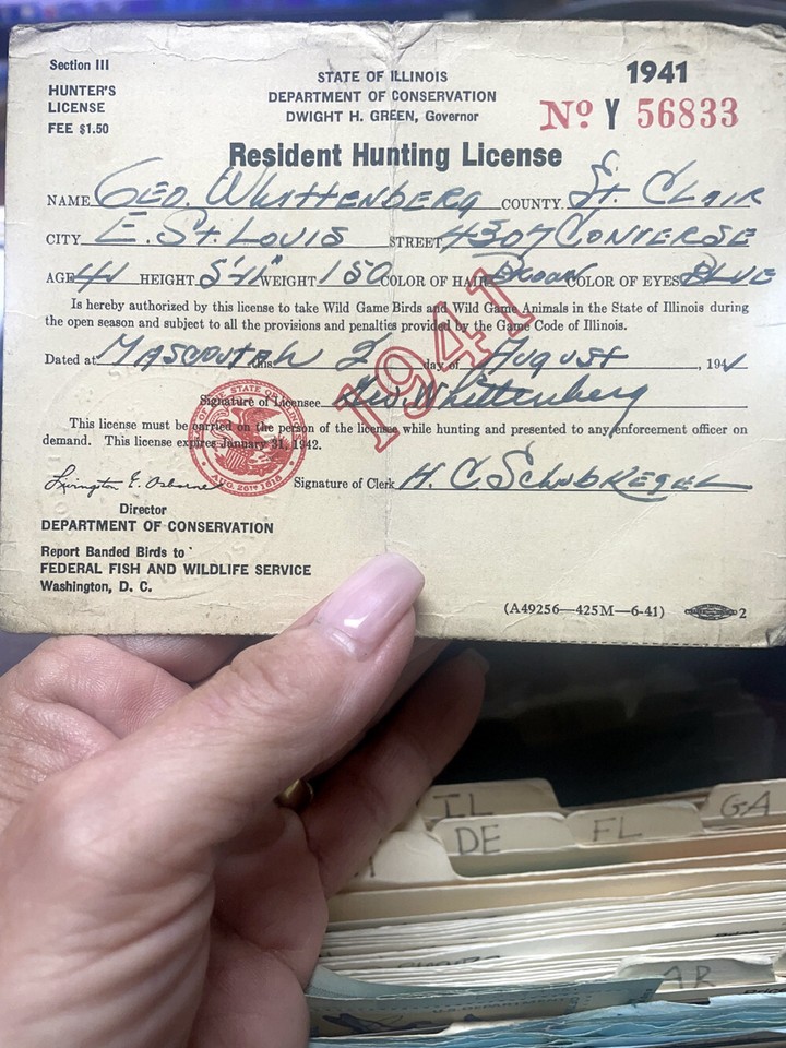 Duck Stamp Licenses — BIG box full!! | eBay