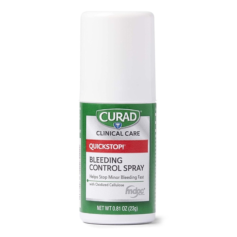 CURAD Clinical Care Quickstop! Bleeding Control Spray Helps Stop Minor ...