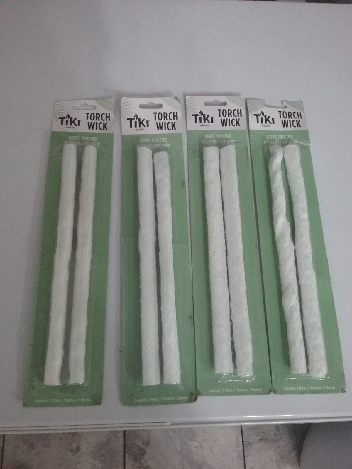 8 TIKI Brand Torch Replacement Wicks Long Life Wick Torches | eBay