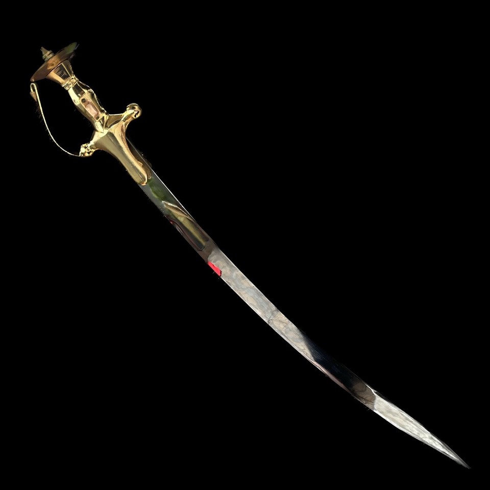 Gold Plated Sword with damascus blade | eBay