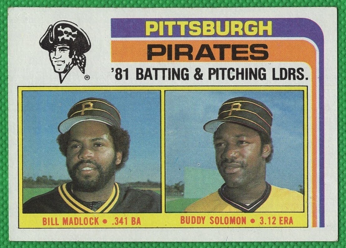 1982 Topps - Team Checklist #696 Bill Madlock, Buddy Solomon for sale ...