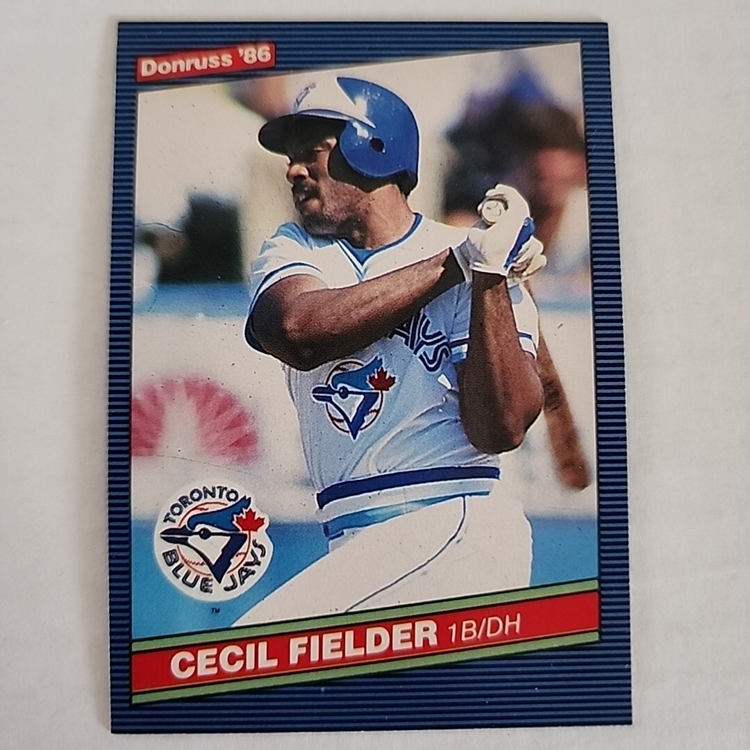 Cecil Fielder 1986 Donruss Rookie #512 Toronto Blue Jays | eBay