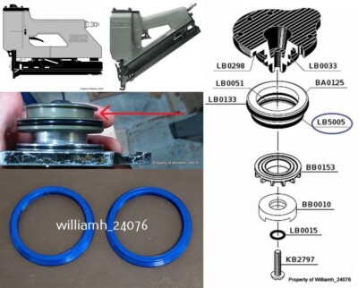 2x Aftermarket for Senco M1 M2 M3 MW SFN2 SC1 SC2 Firing Valve Seal's ...