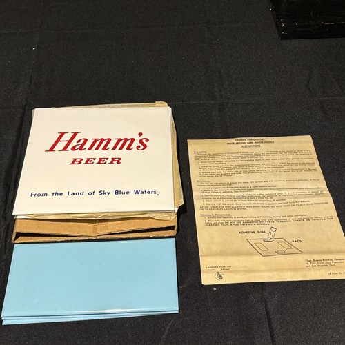 Vintage Hamms Beer Tile Set NOS | eBay