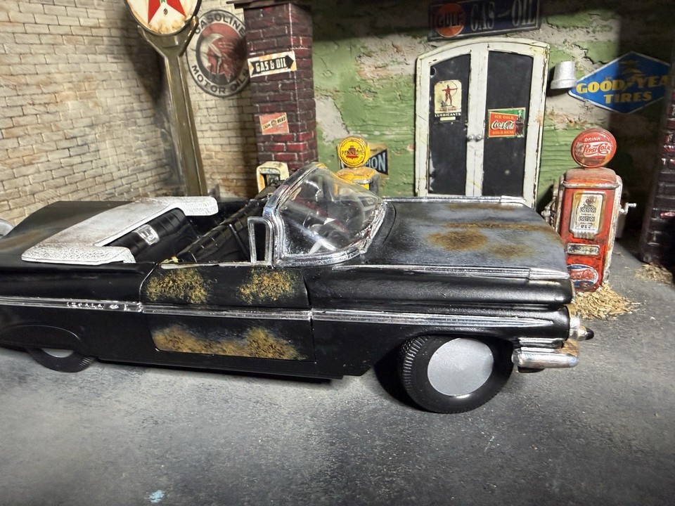 1959 Chevrolet Impala Rat Rod Rusty Patina Weathered Low Rider Diecast ...