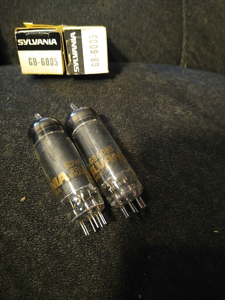 2- Sylvania GB 6005 Vintage Electron Tube - Matched NOS pair | eBay