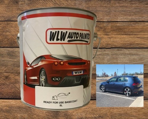 FOR VW FOR AUDI NIGHT BLUE LH5X 2K SOLVENT BASECOAT CAR PAINT MIX READY ...