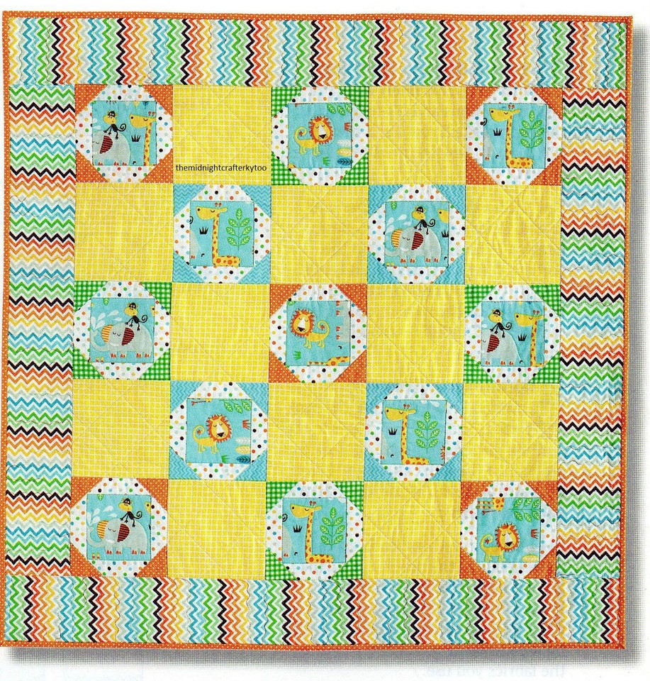 It's A Zoo Quilt Pattern Pieced/Paper Pieced PS | eBay