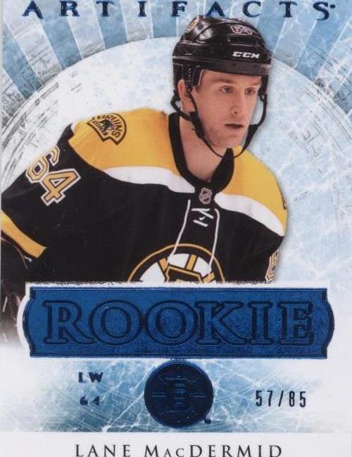 2012-13 Upper Deck Artifacts - Lane MacDermid #154 Blue /85 (RC) for ...