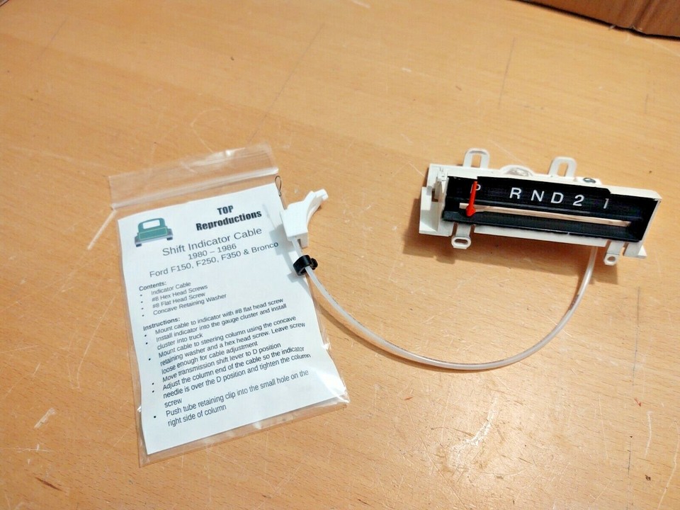 80-86 C6 Auto Trans Shift Indicator - Refurbished F150 F250 F350 Bronco ...
