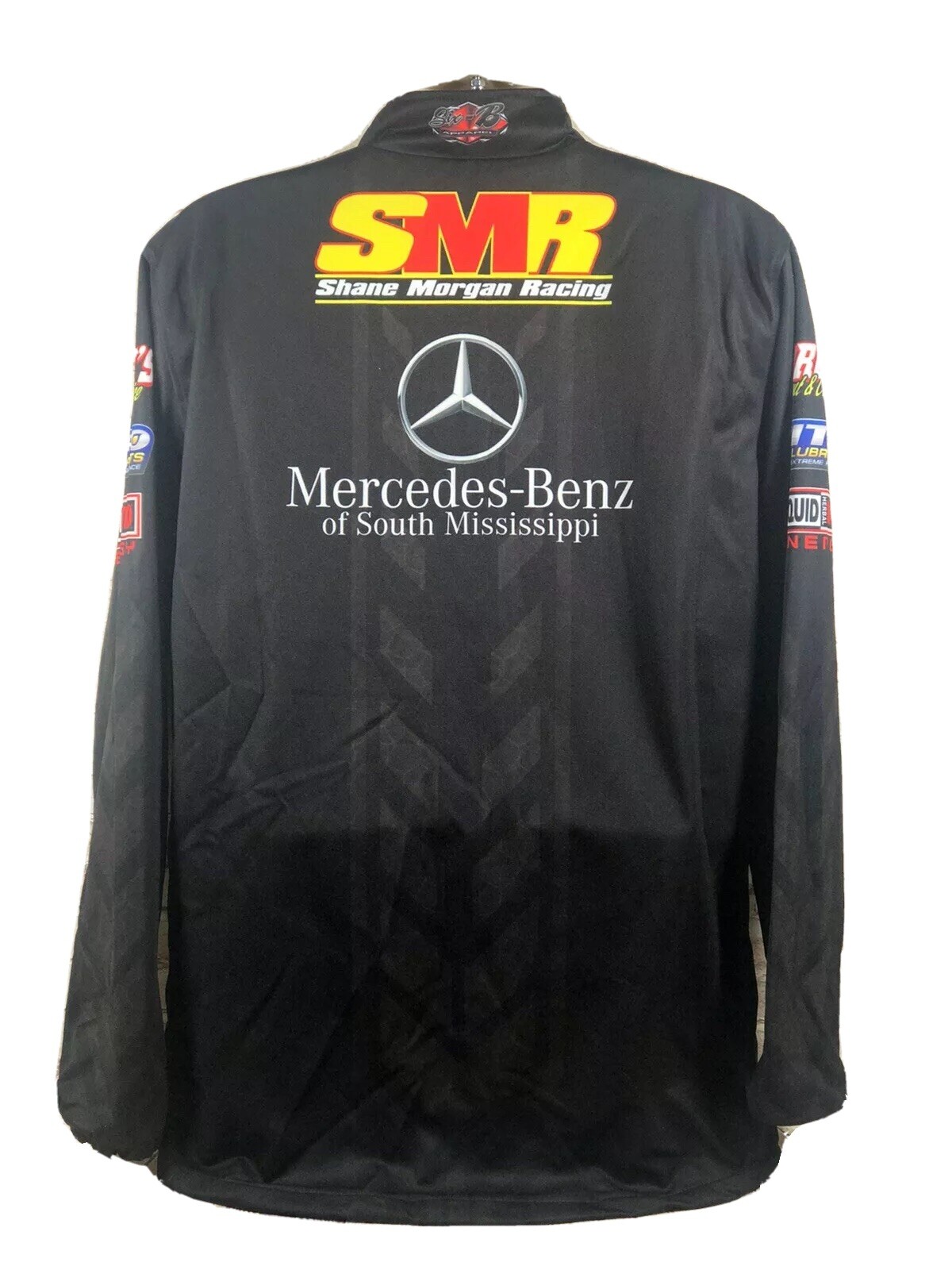Mercedes Benz Shane Morgan racing zip jacket mens sz L - Gem