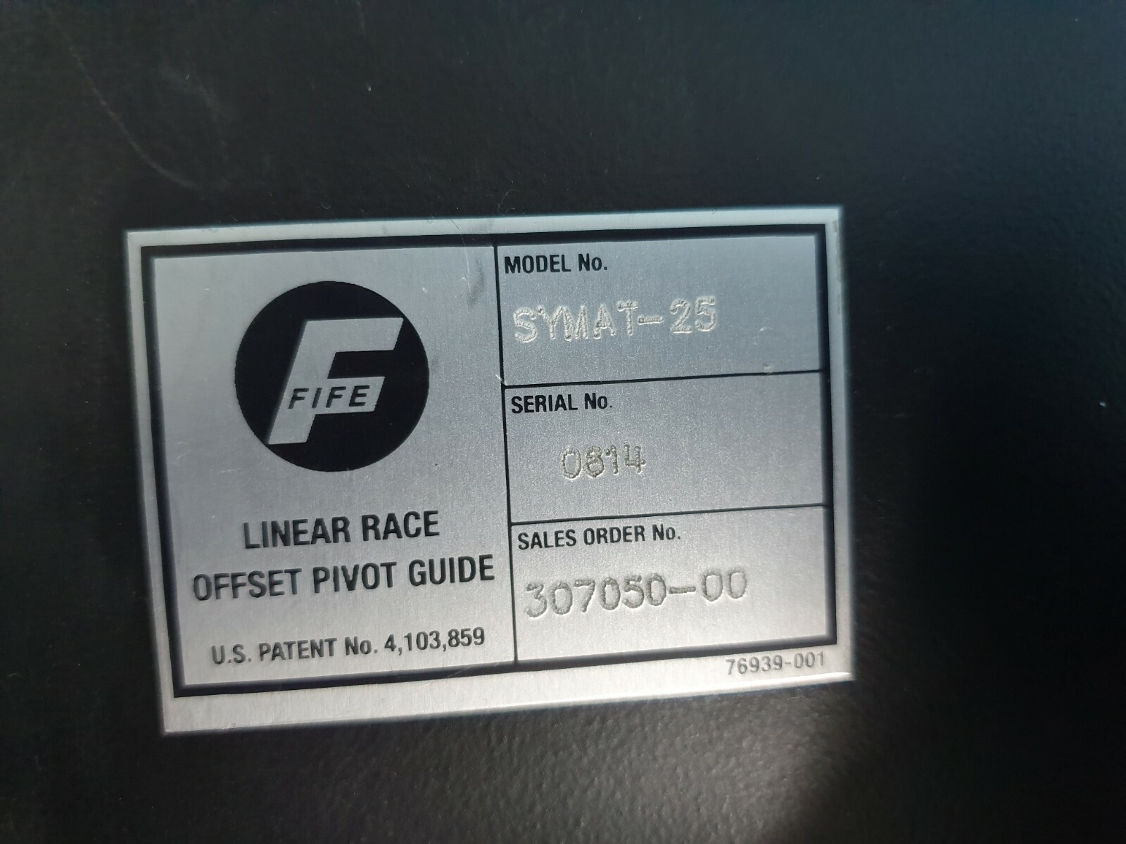 FIFE M277025 D-MAX1 , DMAX OI-S M332765 , SE-11-IC , SYMAT-25 Web Guide ...