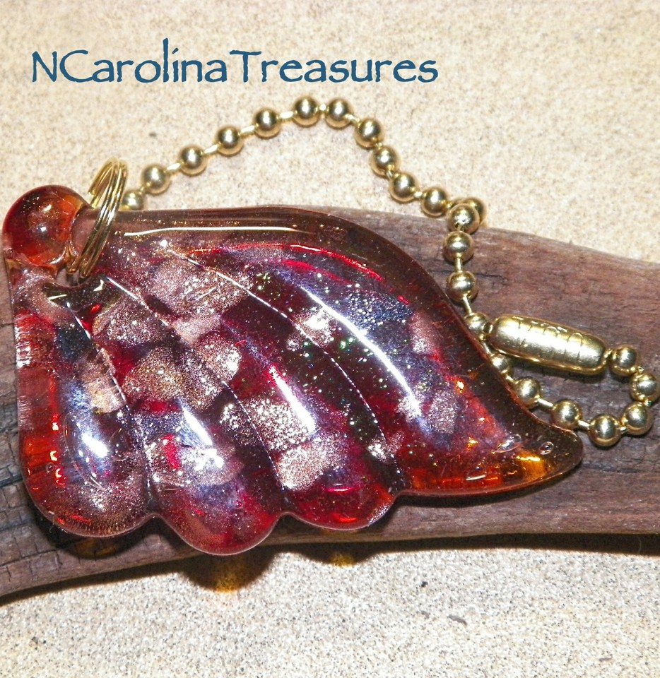 ANGEL WINGS RED COPPER FLAKE MURANO ART GLASS CEILING FAN PULL PULLS ...