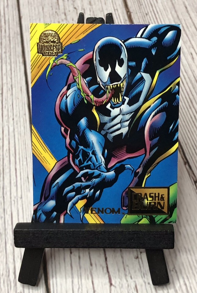 1994 Fleer MARVEL UNIVERSE Crash & Burn #77 Venom | eBay