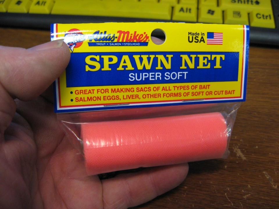 Atlas Mike's Bait Sac Super Soft Nylon Spawn Net Egg Sack Netting ...